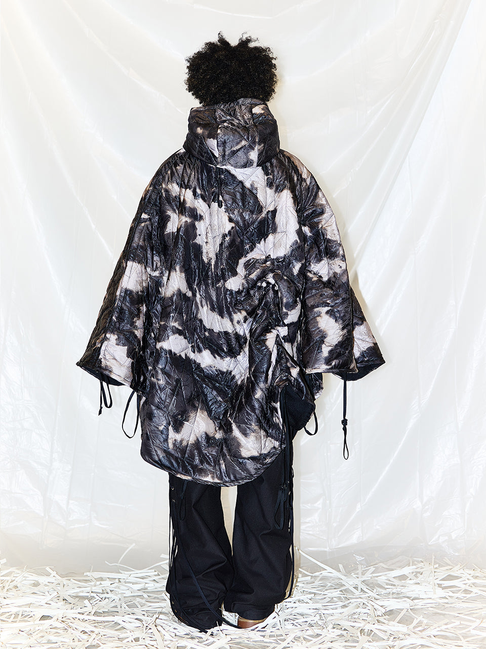 RUNWAY AW25 - CAMO PONCHO | Nowrubi